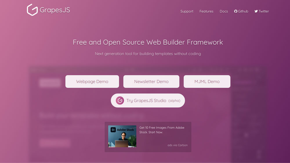 Pengembangan Web dengan GrapesJS: Antarmuka Visual untuk Website